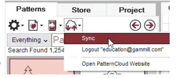 Pattern Sync in the Patterns Tab